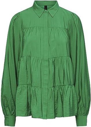 Vero Moda Pala Ls T-Shirt S. Noos L/S, Vert foug&egrave;re, M Femme