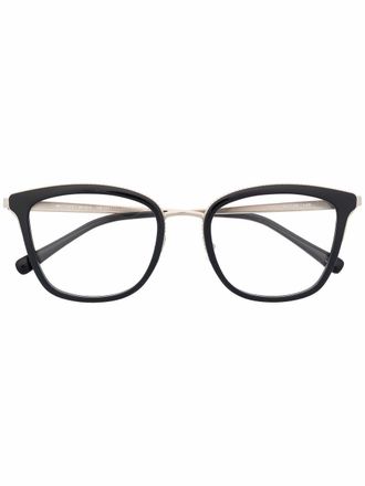Michael Kors Brille mit eckigem Gestell - Silber