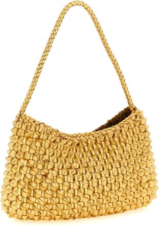 Dragon Diffusion Leather Shoulder Bag - Gold
