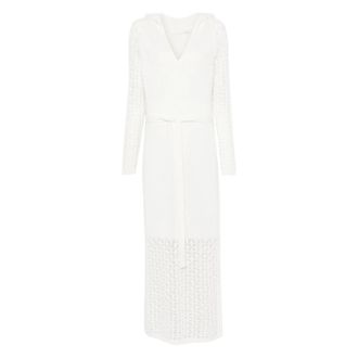 Zimmermann Femme, Robes, Blanc, Taille: 40 FR Robe Maxi Tricot&eacute;e Sans Manches