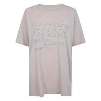 Maison Margiela T-Shirts - - Tops - Damen - Rosa - M