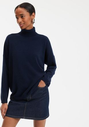 La Redoute Collections Pull Col Roul&eacute; En Fine Maille Cachemire