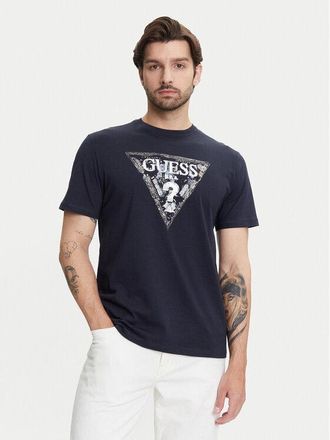 Guess T-Shirt M5YI15 I3Z14 Dunkelblau Regular Fit