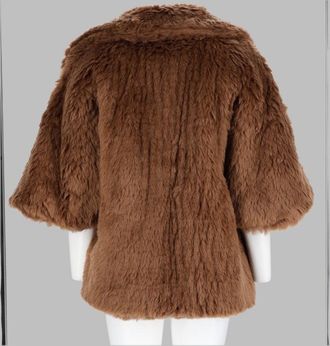 Max Mara Virgin Wool Cape - Beige