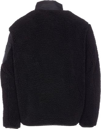 Moose Knuckles Fleece-Panel Hybrid Jacket - Black