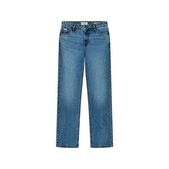 Guess Jean droit en coton m&eacute;lang&eacute;