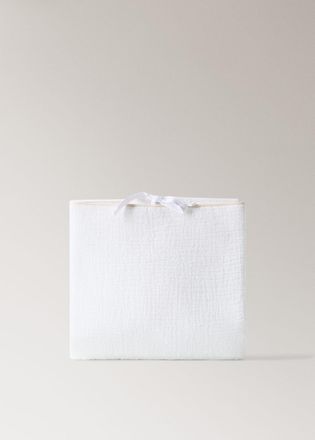 Mango Matelas &agrave; langer portable en coton blanc - Home - Taille unique - MANGO HOME