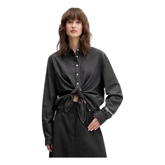 Karl Lagerfeld Damen, Blusen & Hemden, Grau, SGr&ouml;&szlig;e