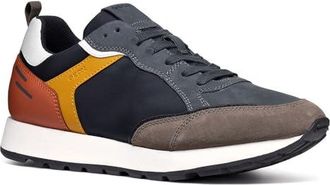 Geox Homme U Partenio B Basket, Navy Dove Grey, 42 EU