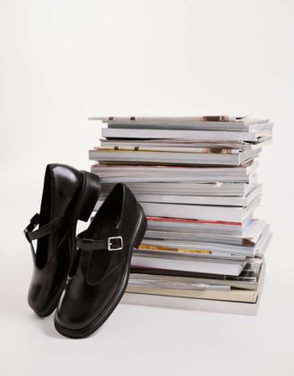 Vagabond Shoemakers - Ellis - Babies en cuir - Noir