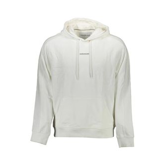 Calvin Klein Lang&auml;rmeliges Kapuzen-Sweatshirt - - Sweatshirts & Hoodies - Herren - Wei&szlig; - 2XL
