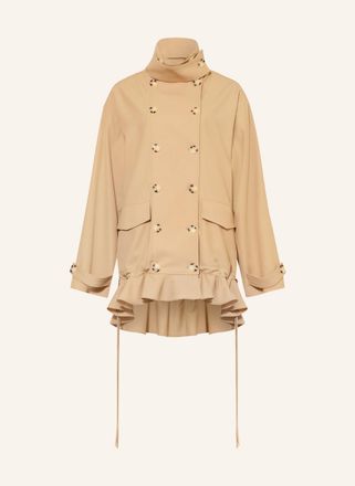 ARAKII Arakii Trenchcoat Mit R&uuml;schen beige