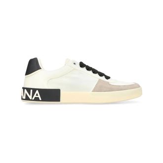 Dolce & Gabbana Low-Top Sneakers mit Kontrast-Ferse und Logo-Detail - - Shoes - Herren - Mehrfarbig - 41 EU