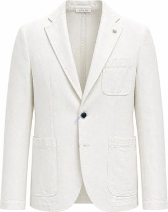 Manuel Ritz Homme, Vestes, Blanc, Taille: S 4032G2718L Jacket