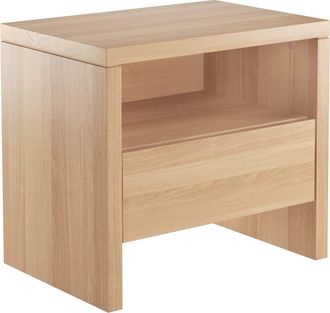 Erst-Holz Nachttisch Buche Nachtkästchen Bettkommode mit Schublade 90.20-K42