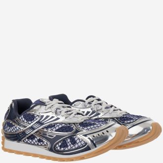 Bottega Veneta Mens Sneakers Orbit Navy Polyurethane Trainers