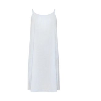 Kaffe Curve Tr&auml;gerkleid Nantucket Breeze - - Dresses - Damen - Blau - 6XL