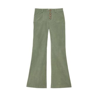 Ines De La Fressange Femme, Pantalons, Vert, Taille: 40 FR Charlotte Pantalons