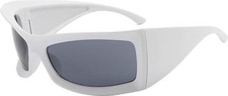 Generic Lunettes De Soleil Sport For Hommes Et Femmes, Plein Air, Conduite Vacances(White)