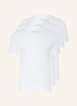 HUGO BOSS 3er-Pack T-Shirts One weiss
