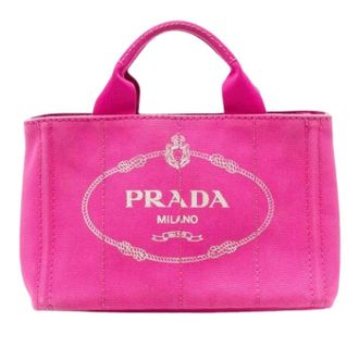 Prada Sac bandouli&egrave;re en toile Pre-owned - Femme - Pre-owned - Rose - Taille: ONE Size