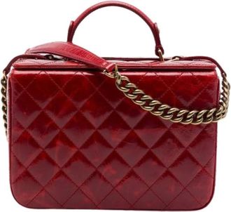 Chanel Sac bandouli&egrave;re matelass&eacute; pr&eacute;-poss&eacute;d&eacute; - Femme - Pre-owned - Rouge - Taille: ONE Size
