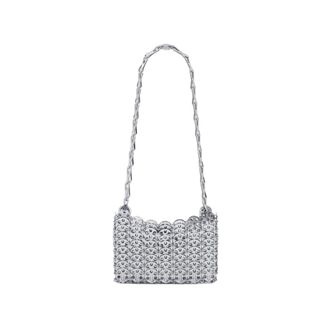Paco Rabanne Mesh Schultertasche - - Bags - Damen - Grau - ONE SIZE