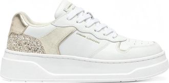 Crime London Homme, Chaussures, Blanc, Taille: 40 EU Magnetic Platino Platform Baskets