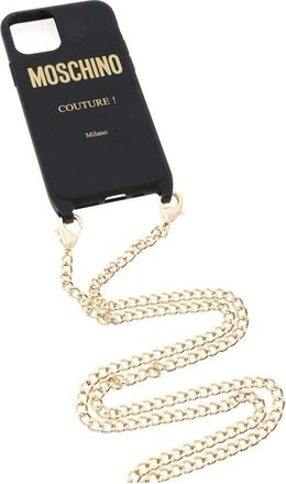 Moschino Schwarzes Ketten-Cover f&uuml;r iPhone 11 Pro - - Accessories - unisex - Schwarzk - ONE SIZE