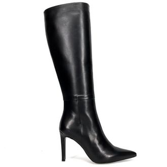 Sangiorgio Botte &eacute;l&eacute;gante gland noire &agrave; talons hauts - 2022 NAPPA NOIR - Taille 36, Noir, 36 EU