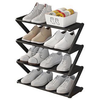 Generico für Schuhe für den Eingangsbereich, schmal, mit rostfreier Beschichtung, Organizer- für Wohnzimmer, Flur, Schlafzimmer, Schuhregale vorne