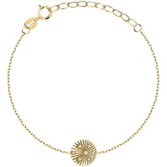 Cleor Bracelet en argent 925/1000 et zircon