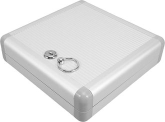 Aboofan Wandmontierter Schl&uuml;sselkasten mit 12 F&auml;chern Robuster Schl&uuml;sselhalter aus Metall Schl&uuml;sselorganizer mit Beschreibbaren Etiketten f&uuml;r B&uuml;ro und Auto