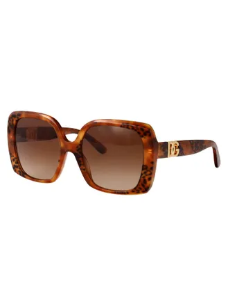 Dolce & Gabbana Womens Sunglasses 0dg4475 Havana Leopard Brown Acetate
