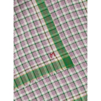 Moismont Foulard carr&eacute; &agrave; carreaux en coton