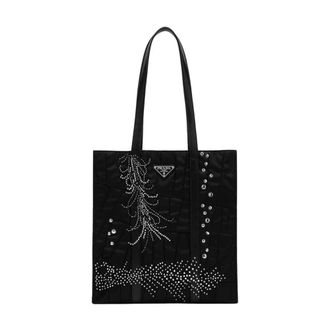 Prada Borsa Shopping Media - - Bags - Damen - Schwarzk - ONE SIZE