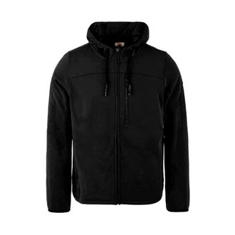 Ciesse Piumini Homme, Vestes, Noir, Taille: 2XL Manteau noir avec capuche &agrave; col haut