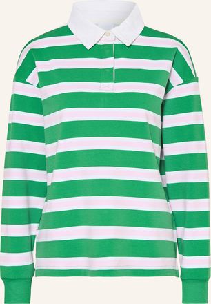 Mey Mey Lounge-Sweatshirt Serie Touchline Stripes gruen