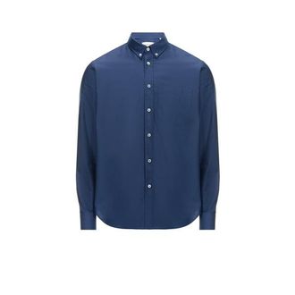 Saison 1865 euvox-baumwollhemd - blau