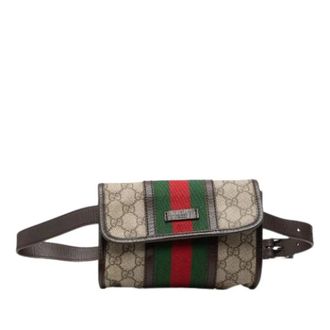 Gucci Sac banane vintage Pre-owned - Femme - Pre-owned - Beige - Taille: ONE Size
