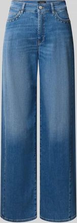 Marc Cain High Waist Wide Fit Jeans mit Nieten