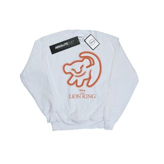 Disney The Lion King Cave Drawing Sweatshirt f&uuml;r Damen (Wei&szlig;)