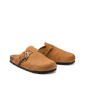 La Redoute Collections Mules Sabots En Cuir Suédé