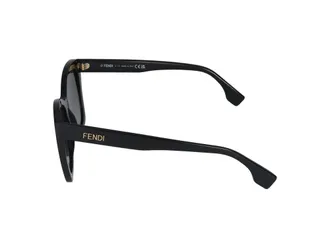Fendi Unisex Fe40151i Gradient Lens Sunglasses Black Standard