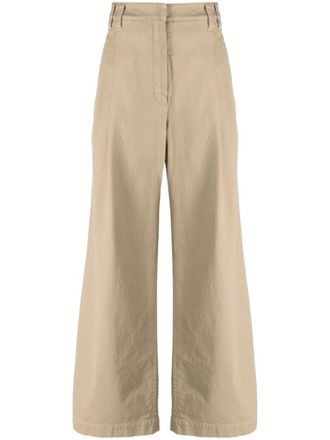 Brunello Cucinelli pantalon ample à taille-haute - Tons neutres