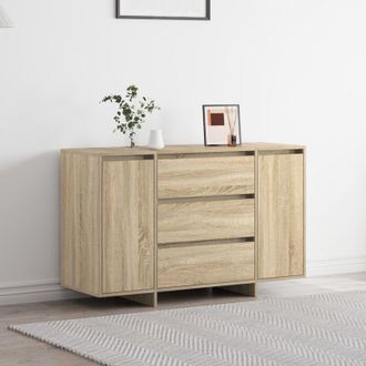 vidaXL Vidaxl - Buffet Ch&ecirc;ne sonoma 120 x 41 x 75 cm Bois ding&eacute;nierie
