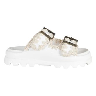 Mou Eva One-Piece Slide Two Buckle - - Shoes - Damen - Wei&szlig; - 37 EU