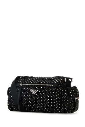 Prada Womens Black Nylon Shoulder Bag Nero Borse A Tracolla