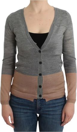 Costume National Femme, Pulls, Gris, Taille: 34 FR Cardigan L&eacute;ger