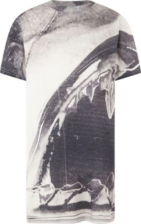 GCDS Morso T-Shirtkleid - Wei&szlig;